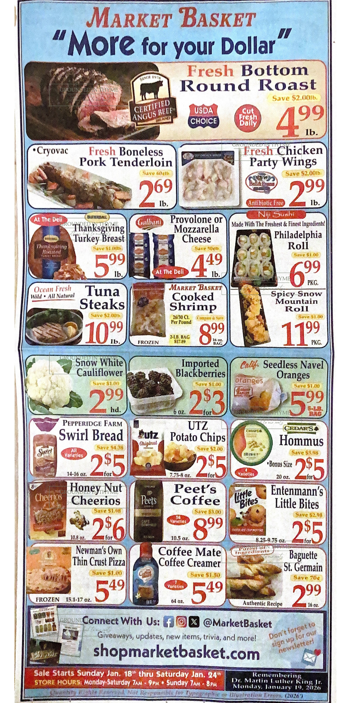 Market Basket Ad Scan Preview Early Flyer week of 1/18/26 - 1/24/26